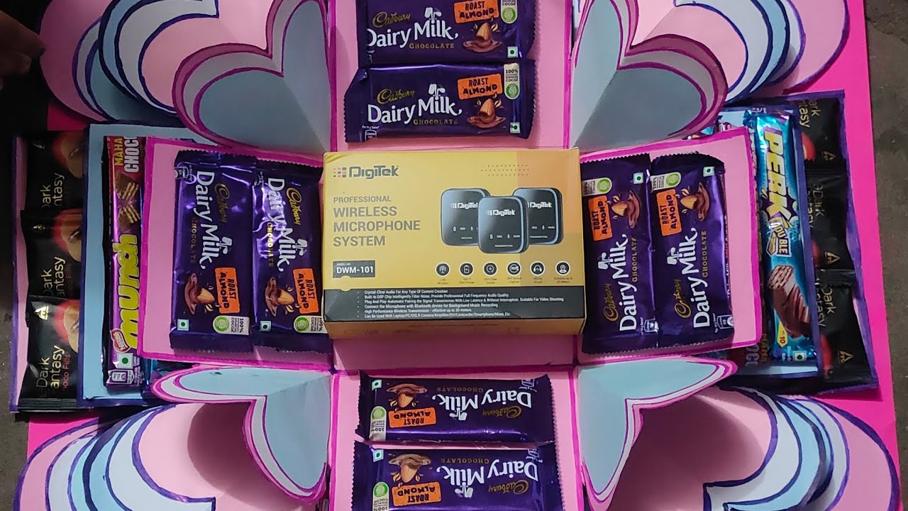 BEAUTIFUL CHOCOLATE EXPLOSION BOX TUTORIAL 🎁 SURPRISE GIFT FOR BIRTHDAY ...