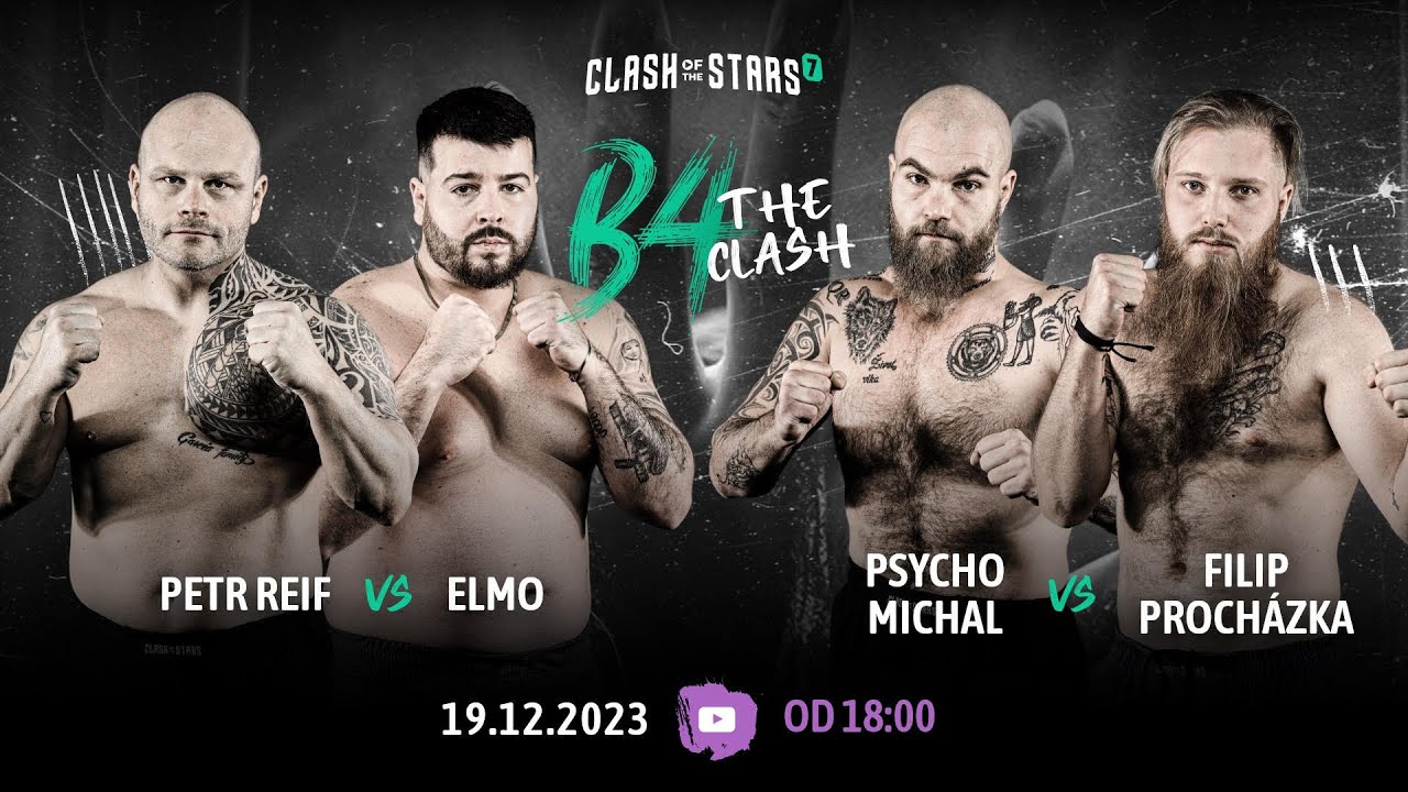 🔴 B4THECLASH: Petr Reif ⚔️ Elmo 🅰️ Psycho Michal ⚔️ Filip Procházka ...