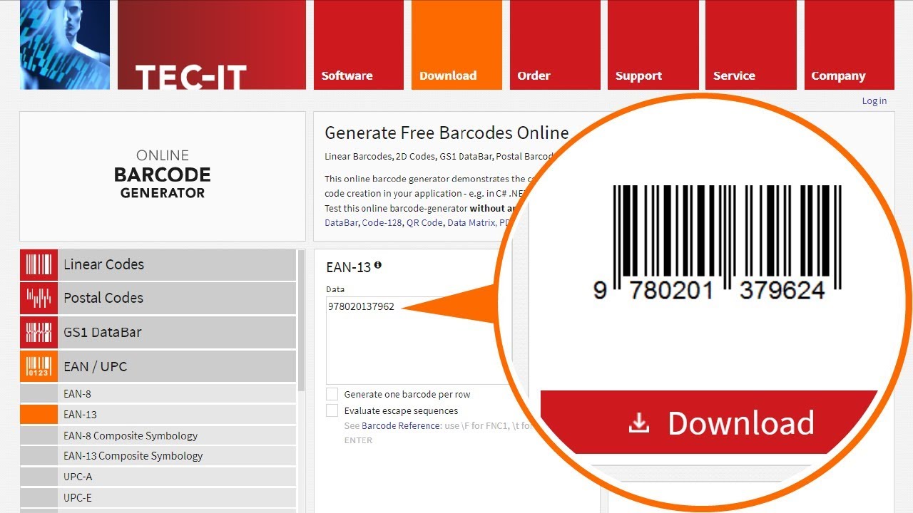 Barcodes kostenlos erstellen - mit dem Online Barcode Generator - YouTube