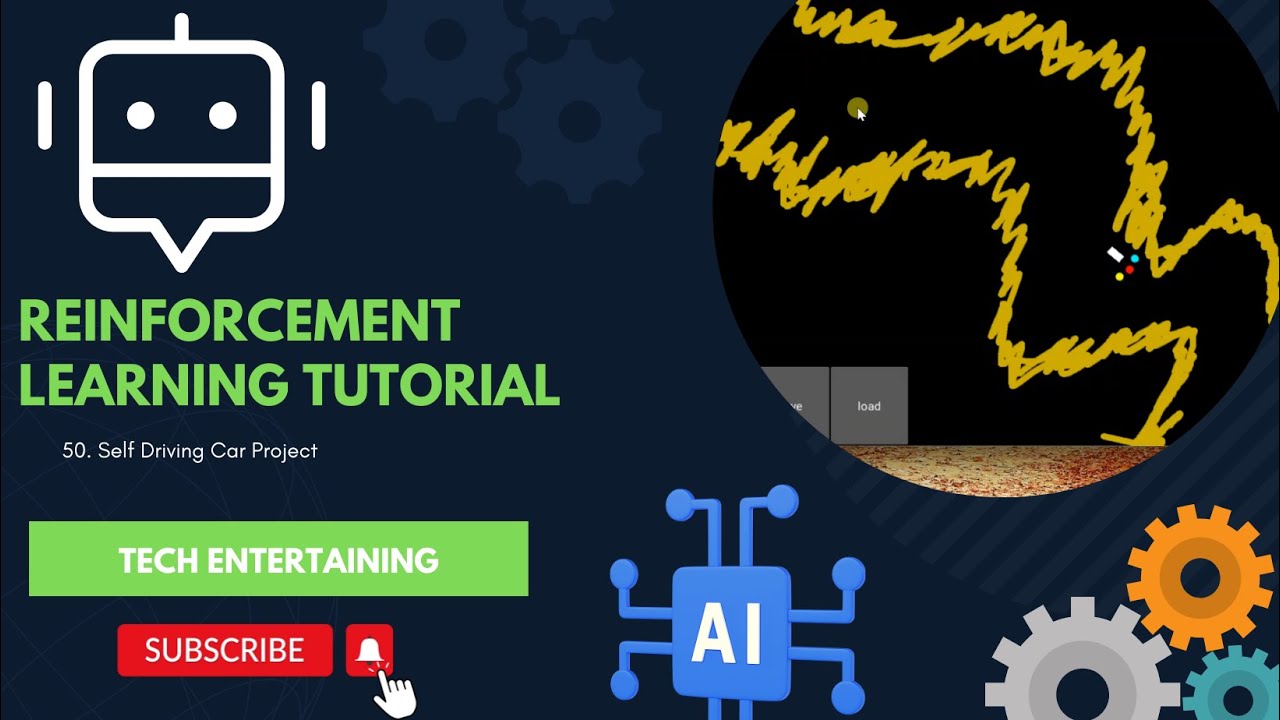 50. Self Driving Car Project suing Reinforcement Learning || End to End ...