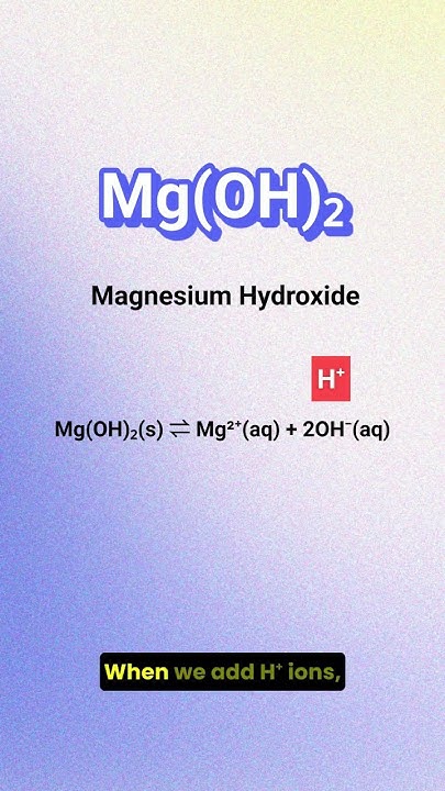 pH & Solubility Mg(OH)2 AP chemistry Unit 8 Review #apchem #apchemistry ...