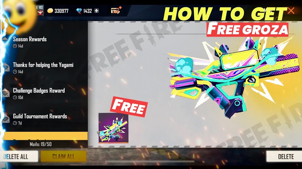 FREE EVO GROZA | HOW TO GET FREE EVO GROZA FREE FIRE | FF NEW EVENTS ...