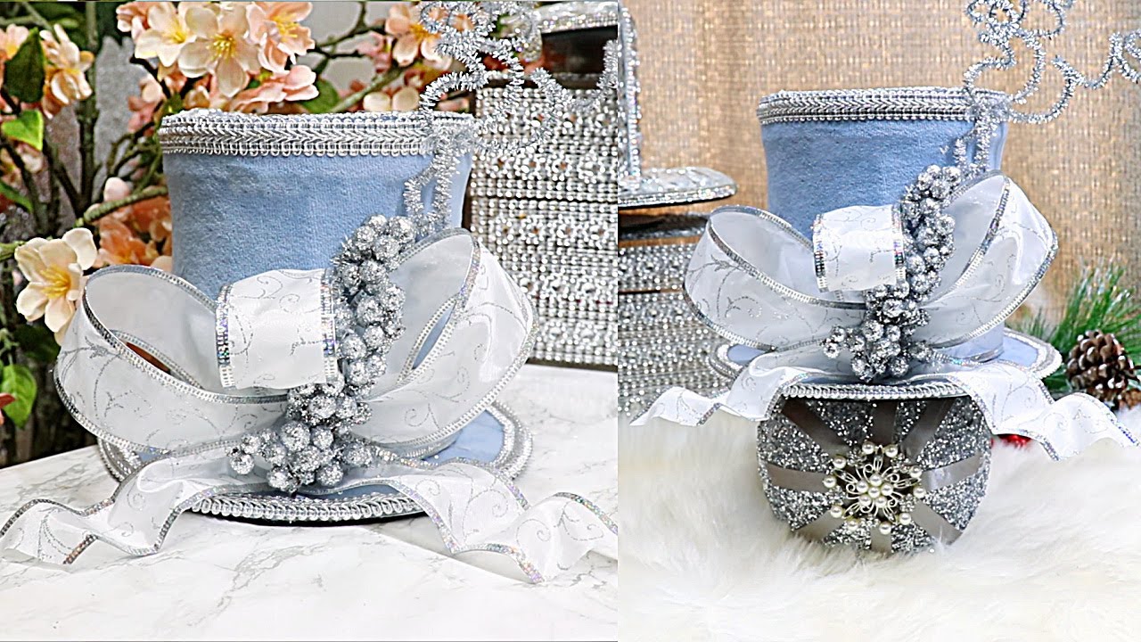 DIY ROOM DECOR! CHRISTMAS TREE TOPPER CENTERPIECE - YouTube