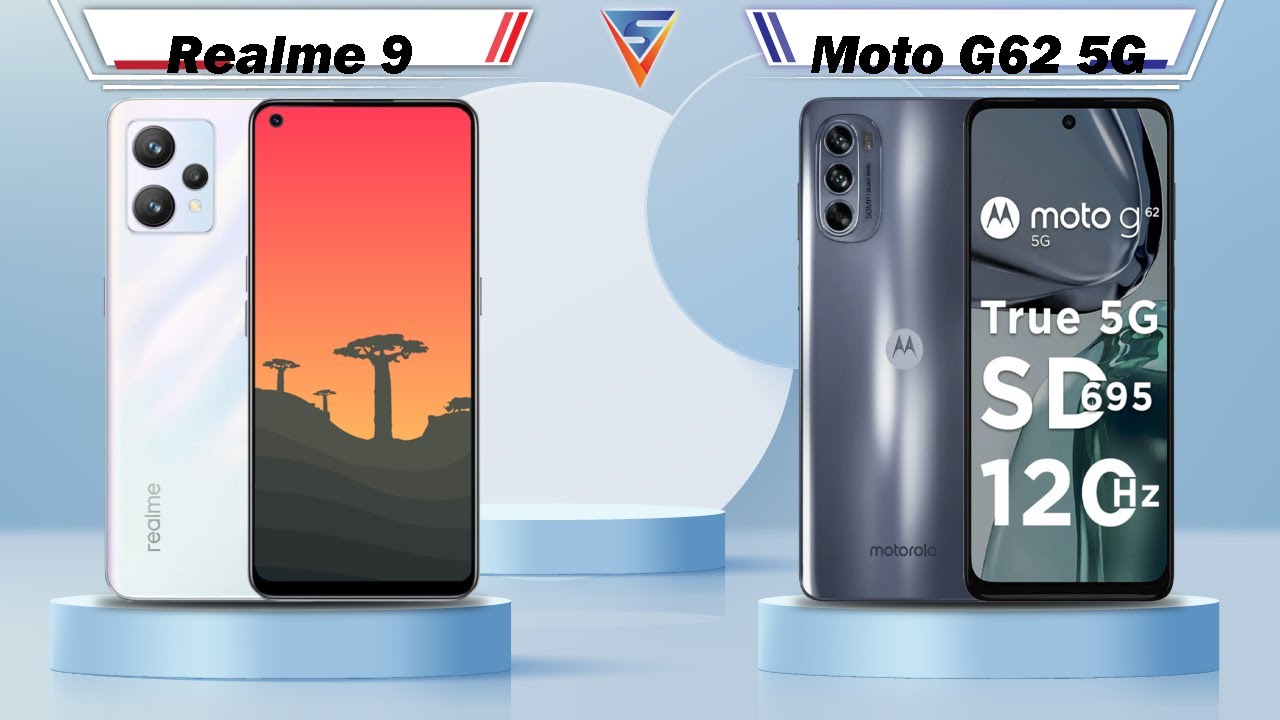 Realme 9 Vs Moto G62 5G | Moto G62 5G Vs Realme 9 - YouTube