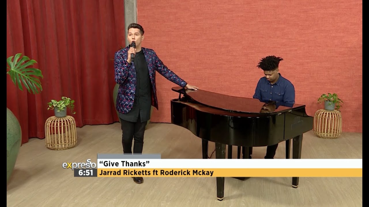 Jarrad Ricketts Performs “Give Thanks” - YouTube