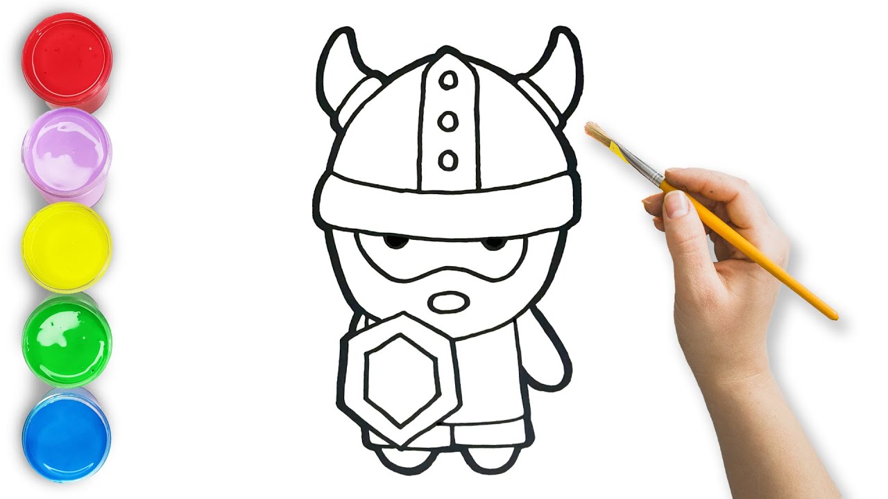 Viking Drawing For Kids