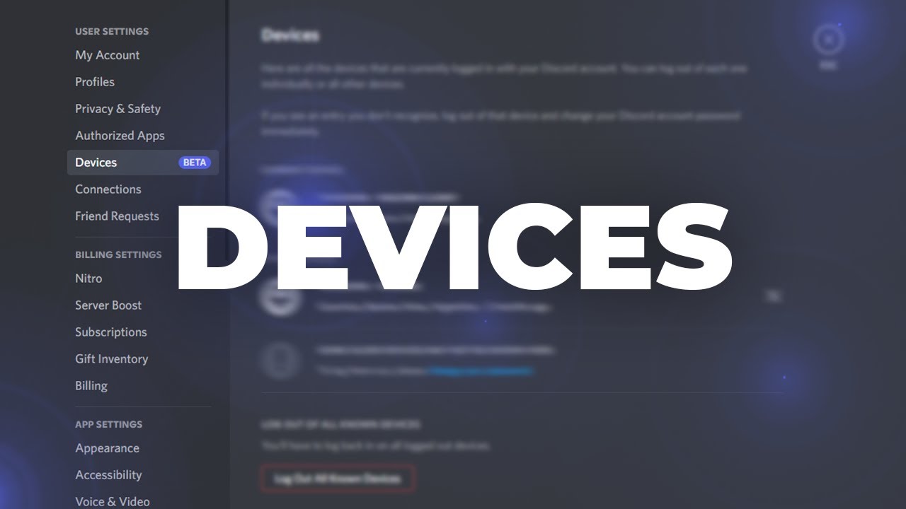 💻New option: Devices on Discord 📱 - YouTube