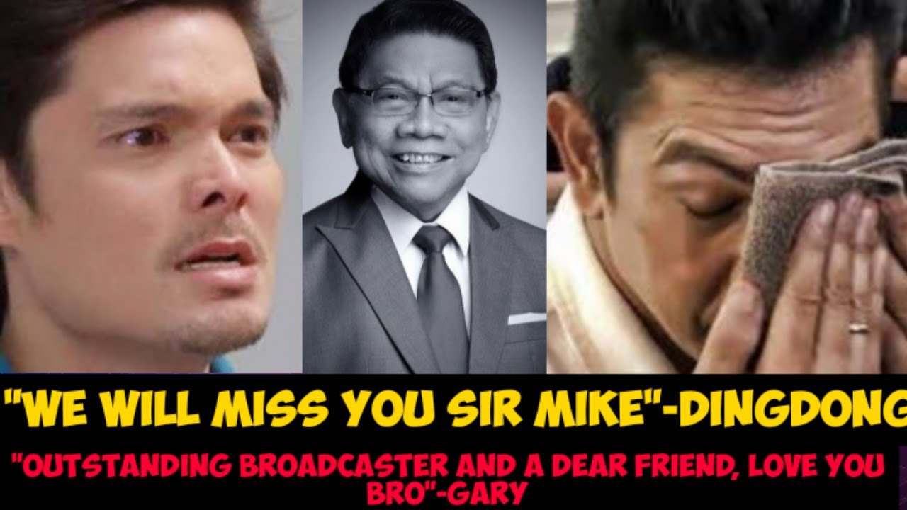 DINGDONG DANTES AT GARY VALENCIANO NAGDADALAMHATI SA PAGPANAW NI MIKE ...