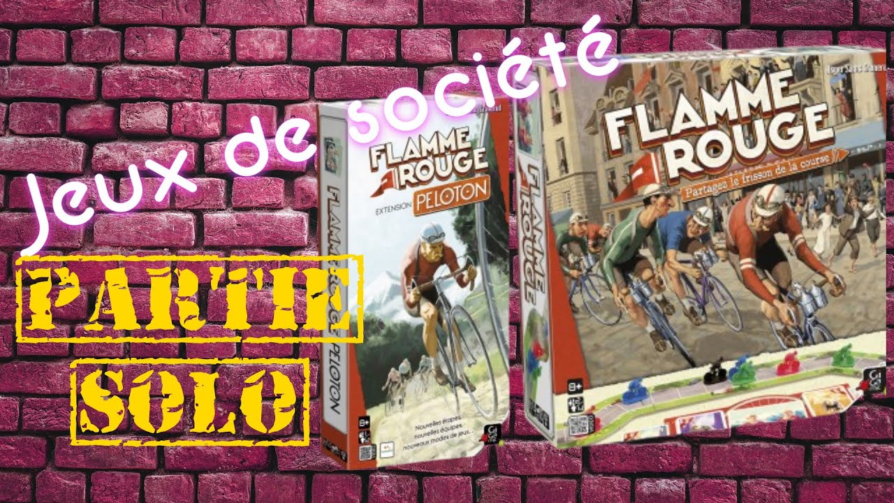 Flamme rouge + (l'extension Peloton) en solo - YouTube