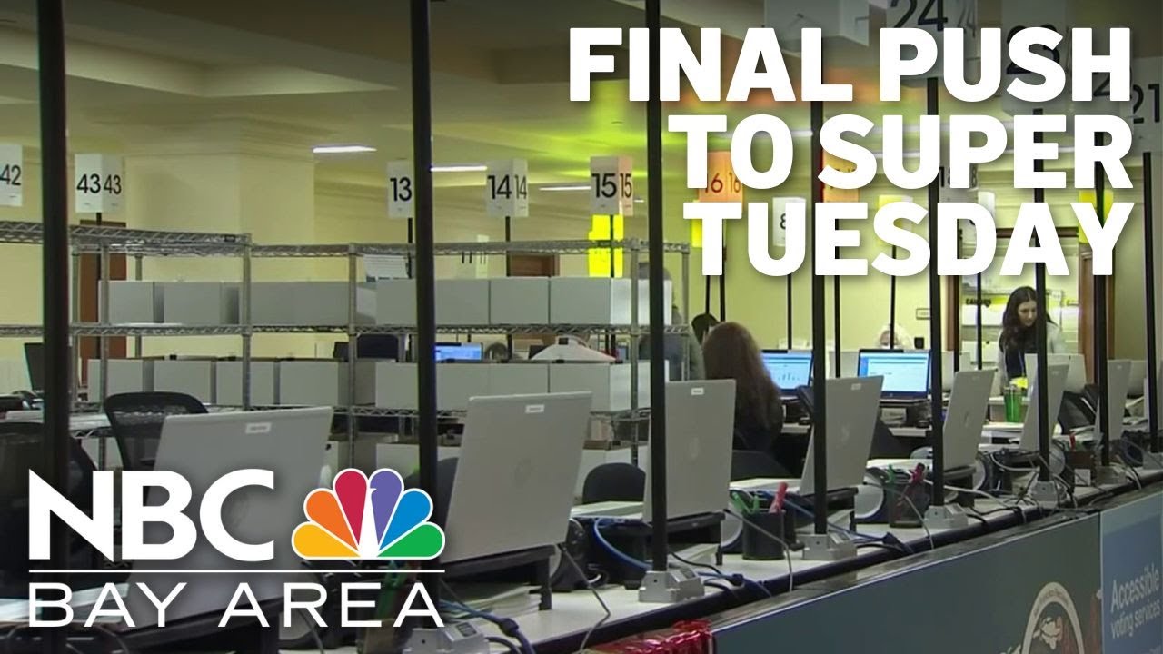 Final push for voters ahead of Super Tuesday underway - YouTube