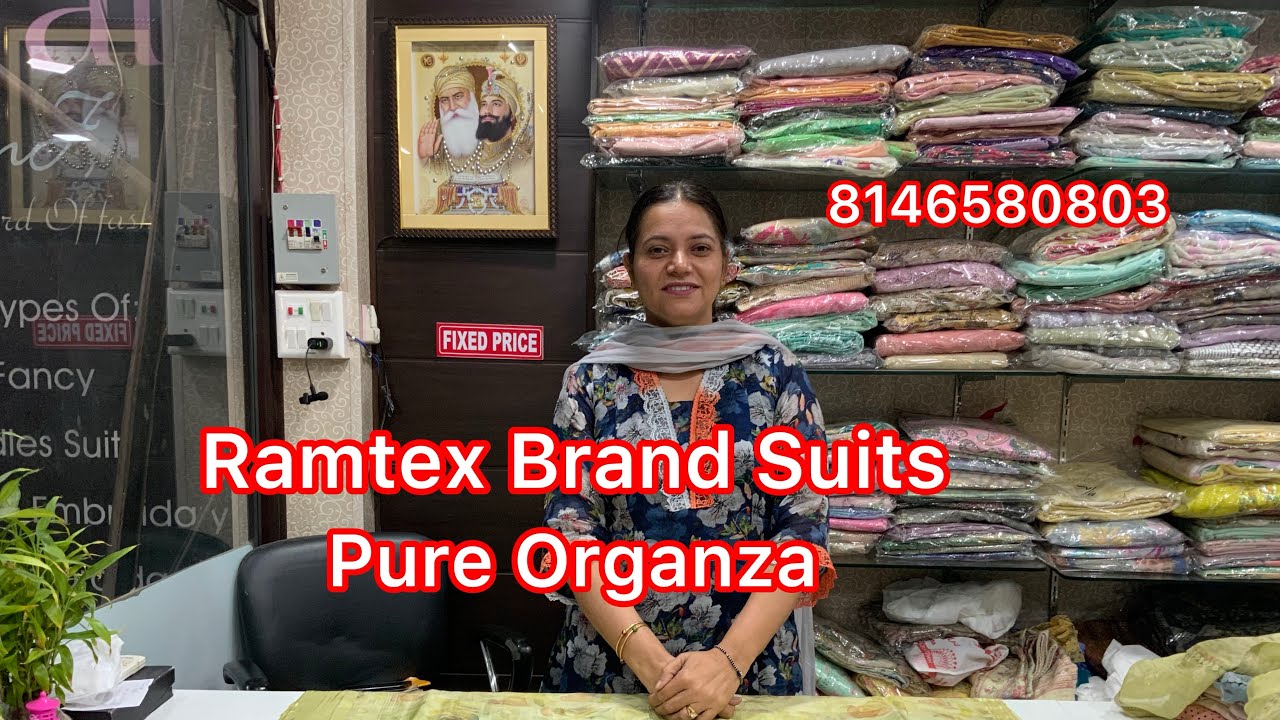 Ramtex Brand Suits / Pure Organza # 8146580803 # 1/9/23 - YouTube