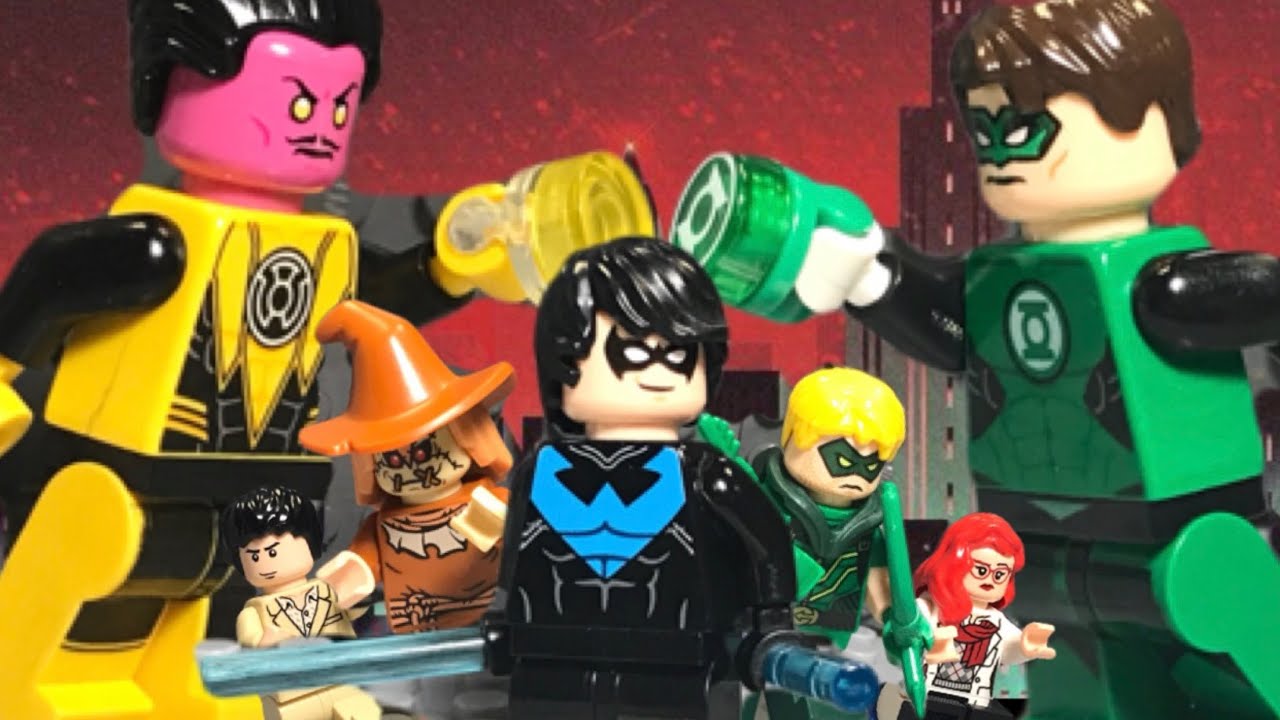 LEGO Justice League: Nightwing & Green Arrow “City of Fear” - YouTube
