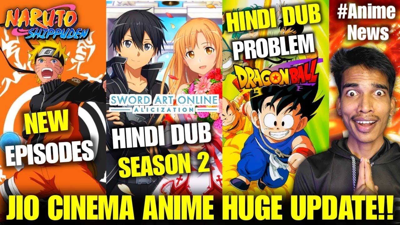😍Jio Cinema Anime Update!! Naruto Shippuden Hindi Dub Episodes | Sword ...