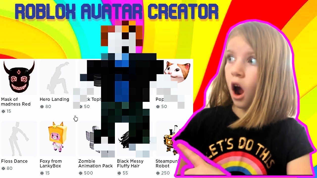 Creating Roblox Avatar For My Dad 😲😂 - YouTube