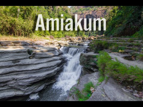 আমিয়াখুম জলপ্রপাতের বিপজ্জনক রাস্তা | Amiakum / Amiakhum | The largest ...