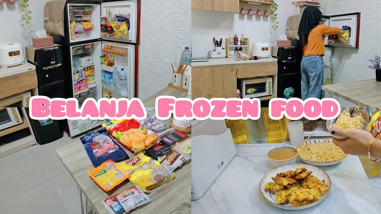 BELANJA FROZEN FOOD STOK DI FREEZER UDAH KOSONG LANJUT MASAK MASAK APAA ...