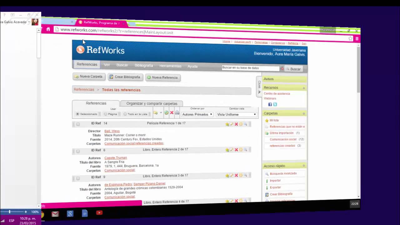 tutorial para usar RefGrab-it y Write-N-Cite. - YouTube