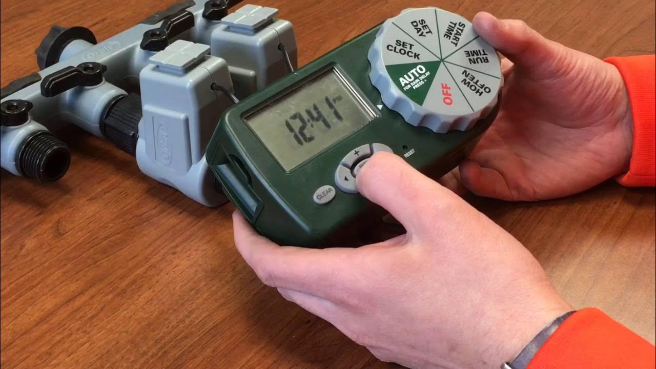 How to Program an Orbit 4 Port Hose Timer - YouTube