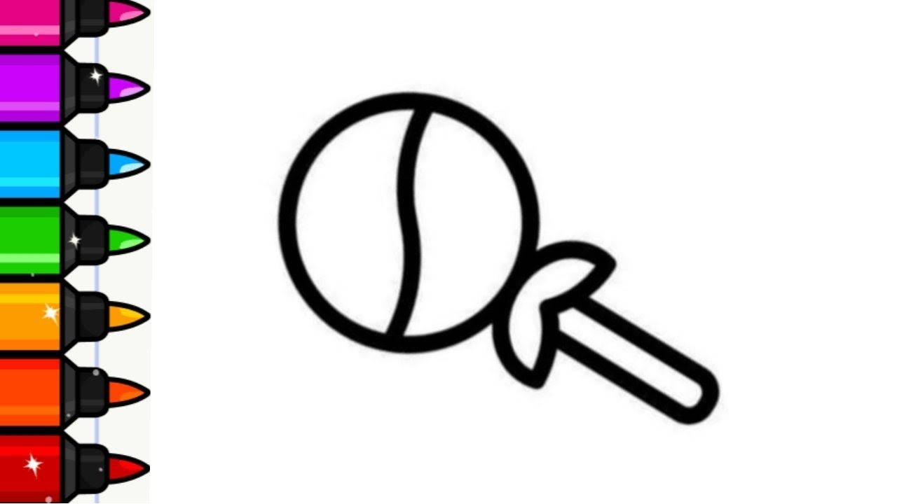 How to draw chupa chups | Beautiful chupa chups drawing for kids ...