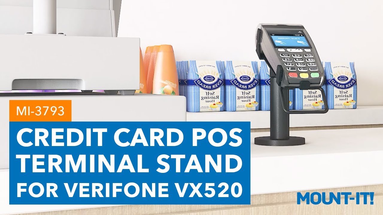 Credit Card POS Terminal Stand for VeriFone VX520 | MI-3793 (Features ...