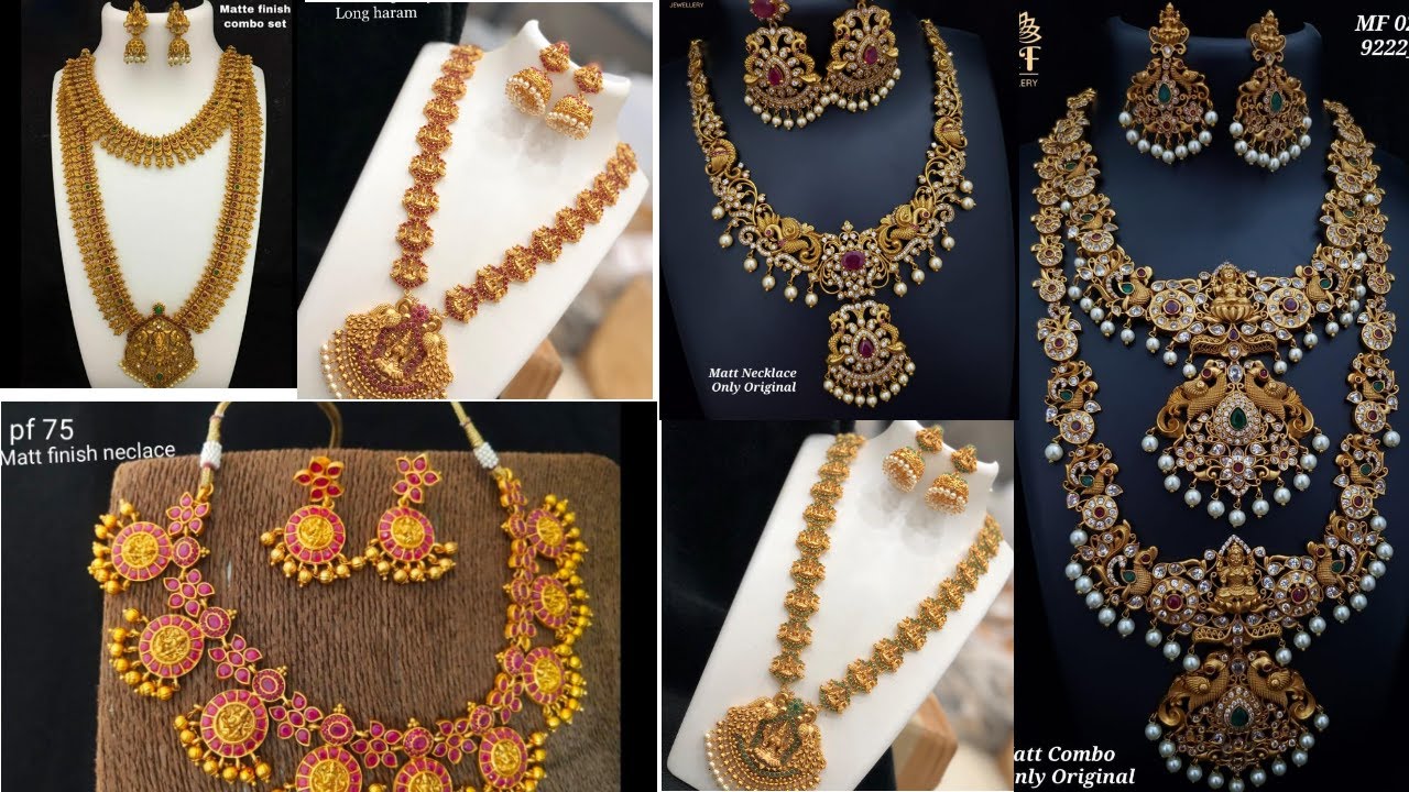 matt necklace collections #traditionalcollections - YouTube