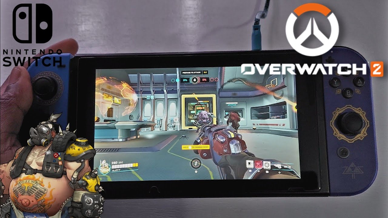 Overwatch 2 Gameplay on Nintendo Switch #3 | Handheld - YouTube