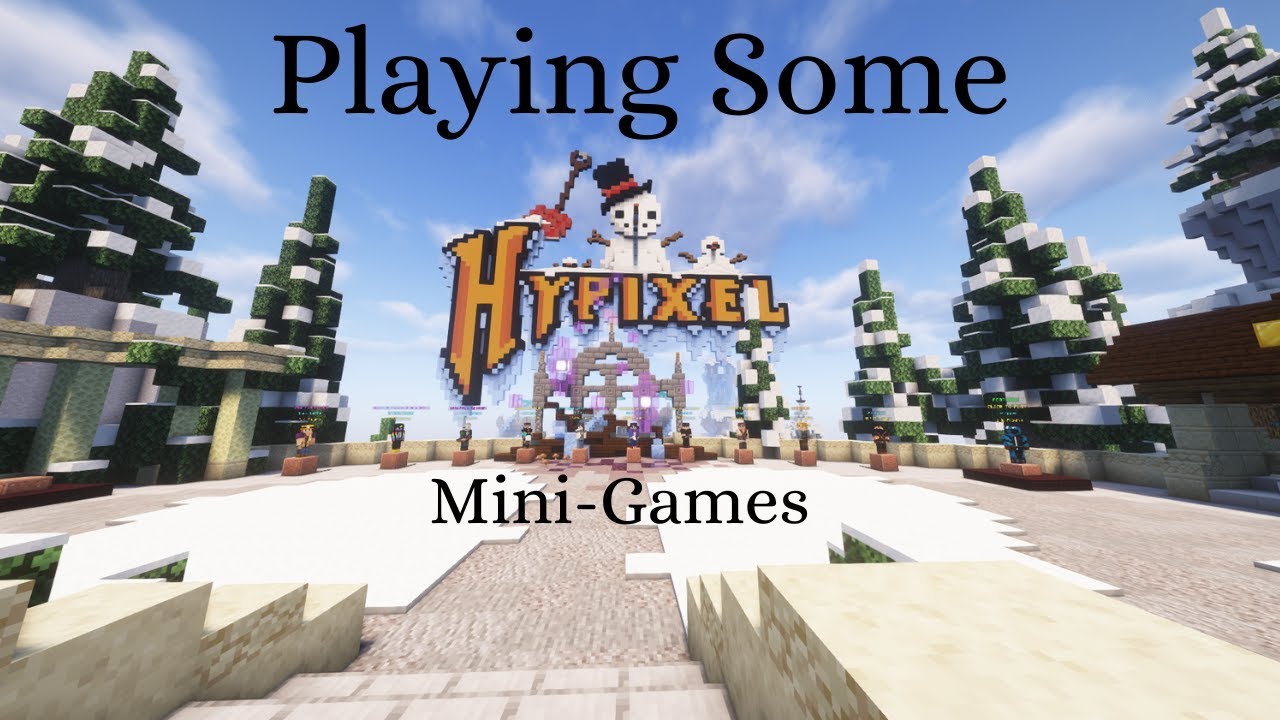 Playing Some Hypixel Mini-Games - YouTube