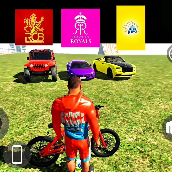 RCB VS CSK Indian bike game #shorts - YouTube