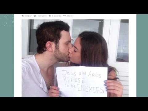 Arab-Jewish couples take to social media