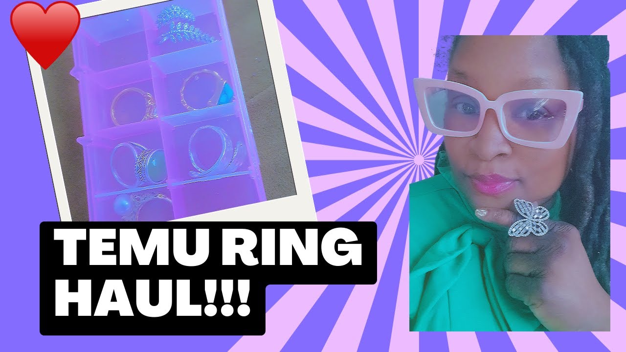Temu Ring HAUL | ARE THE RINGS WORTHY? - YouTube