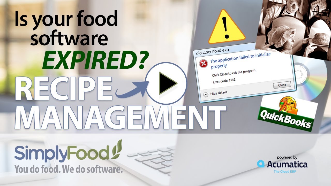 SimplyFood Software - Recipe Management - YouTube