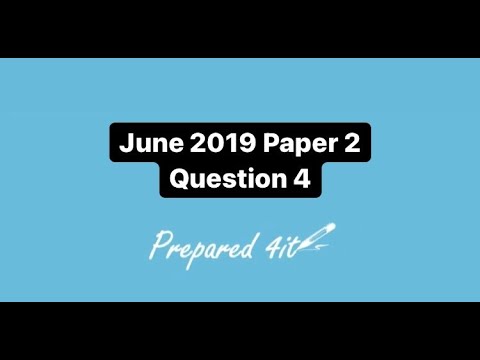 CXC (CSEC) Math Paper 2 | June 2019 Question 4 - YouTube