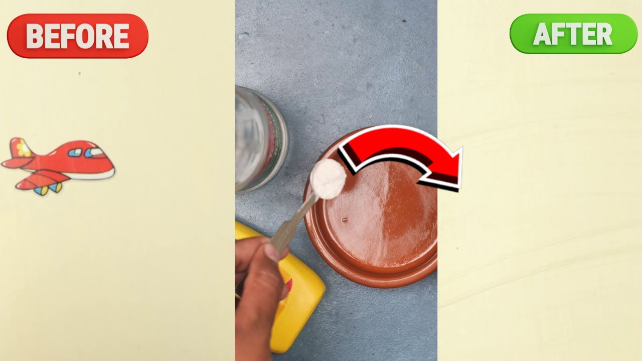 How to Remove Sticker Residue Without Removing Paint - Wall Stickers Begone - YouTube