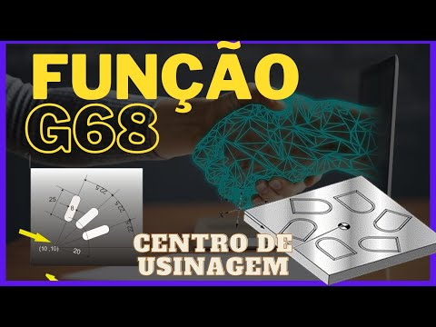 CENTRO DE USINAGEM FUNÇÃO G68 FANUC - YouTube