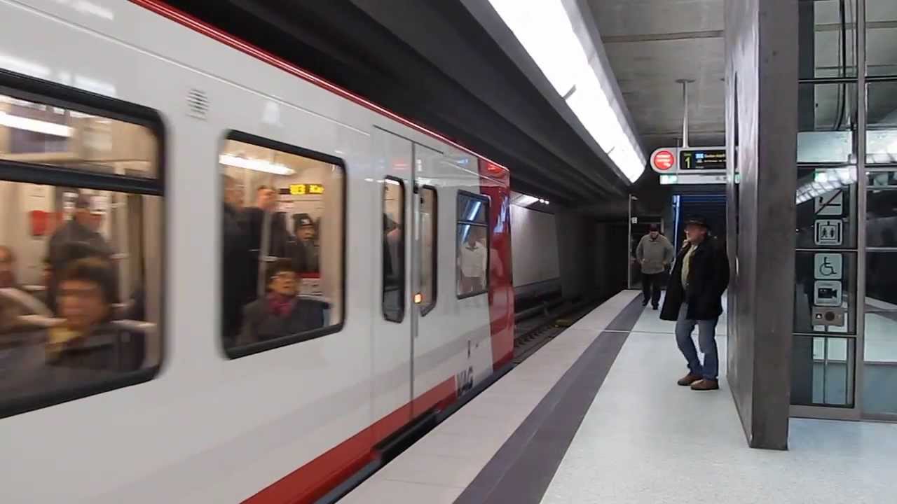 U-Bahn Nürnberg - Einfahrt U3 Kaulbachplatz - YouTube