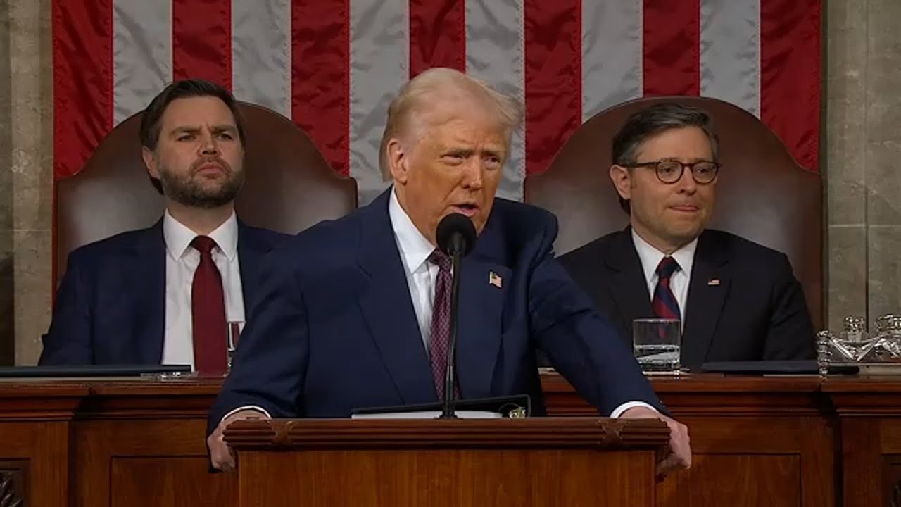 FULL SPEECH: Trump addresses joint session of Congress - YouTube
