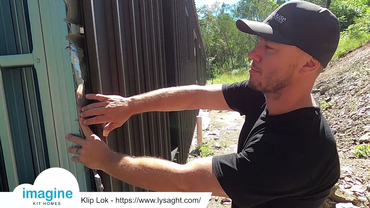 How To Install Klip Lok cladding and roofing. - YouTube