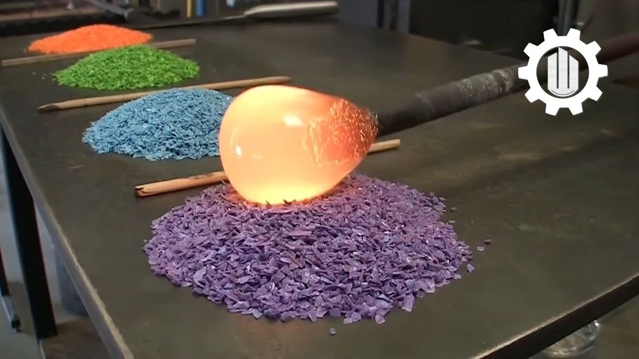 Next Level Creative Glassworking Projects, Machines and Workers - YouTube