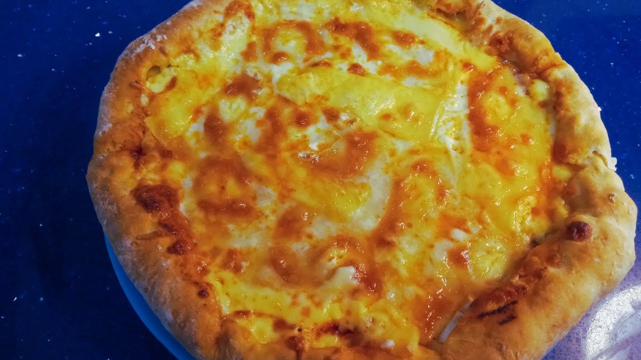 como hacer pizza 🍕 Casera con Extra de Queso esta estupenda 🤤 - YouTube