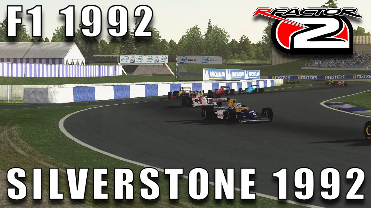rf2 F1 1992 mod:: Senna's MP4/7A :: Silverstone 1992 :: TrackIR - YouTube