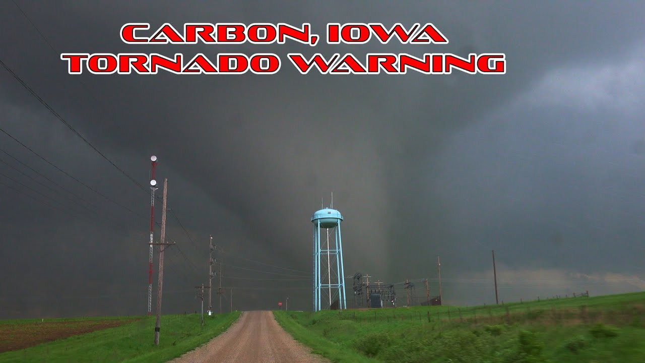 Huge Tornado Touches Down Near Carbon, Iowa - 5/21/2024 - YouTube