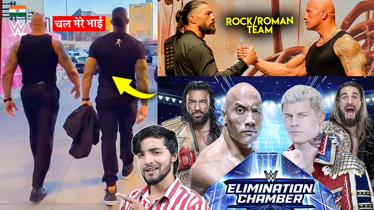 The Rock with Roman Reigns OFFICIALLY in Bloodline...Tag Team Rock ...