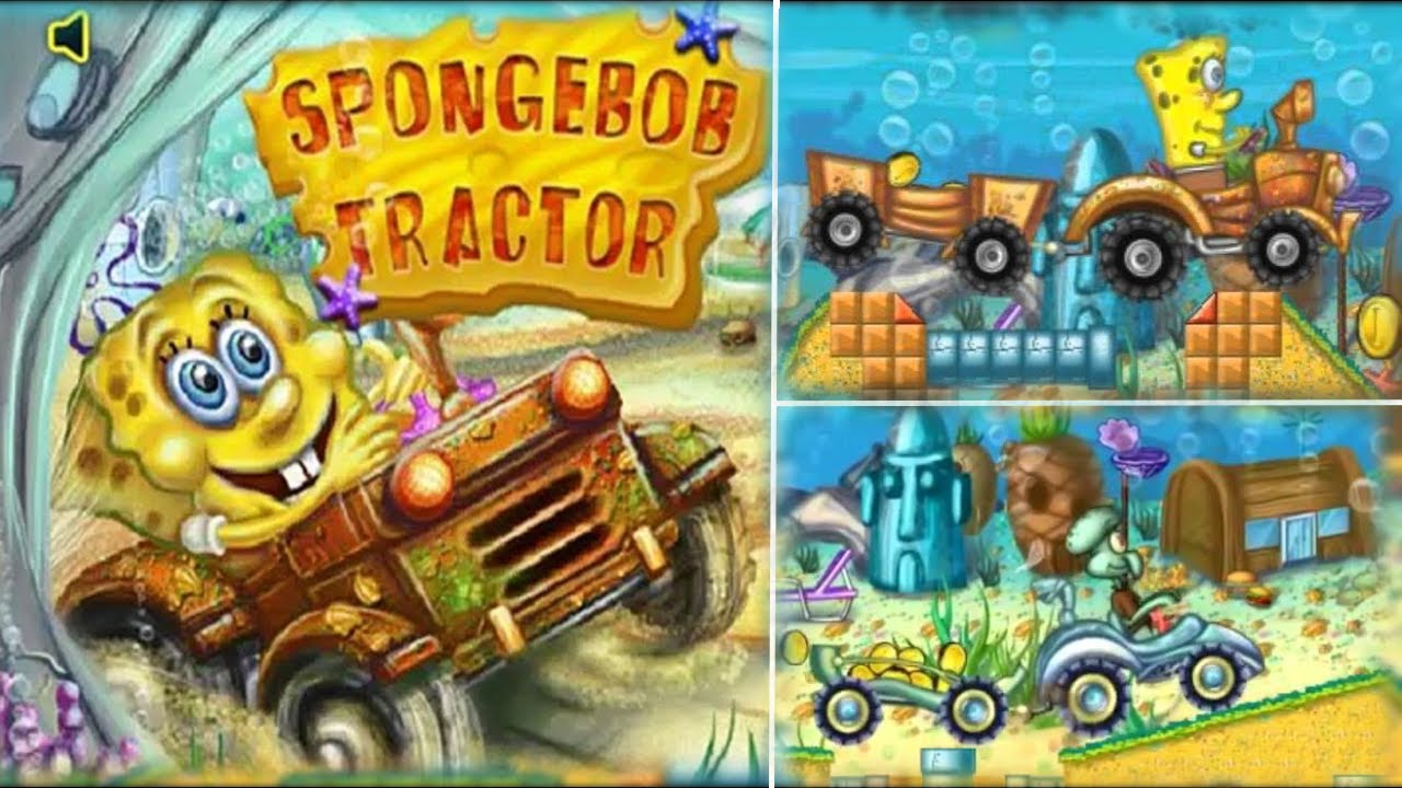 Spongebob Squarepants Tractor Games Youtube Videos To Play Online - YouTube