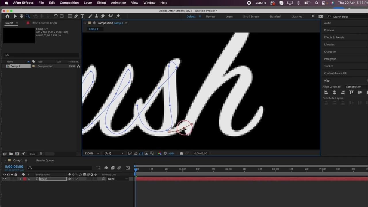 How to Create Handwriting Text Animation in After Effects Tutorial in ...