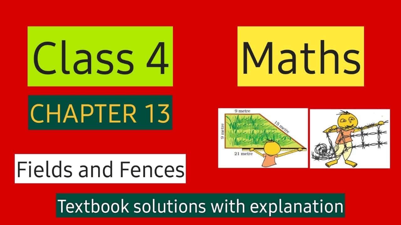 #studytime Class 4/Chapter 13/ Field and fences/KV/NCERT/CBSE - YouTube