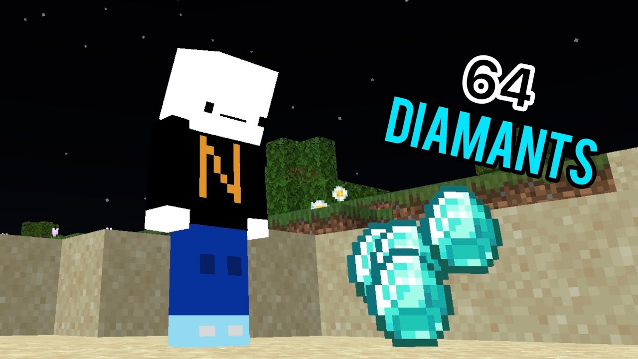 Speedrun, getting 64 diamonds [TAS, with glitches] Minecraft Bedrock ...