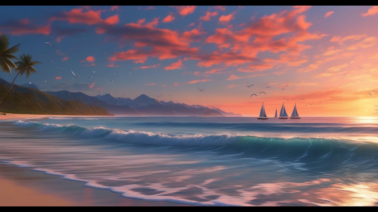 Relaxing Ocean and Piano Music for a Quiet Mind - YouTube