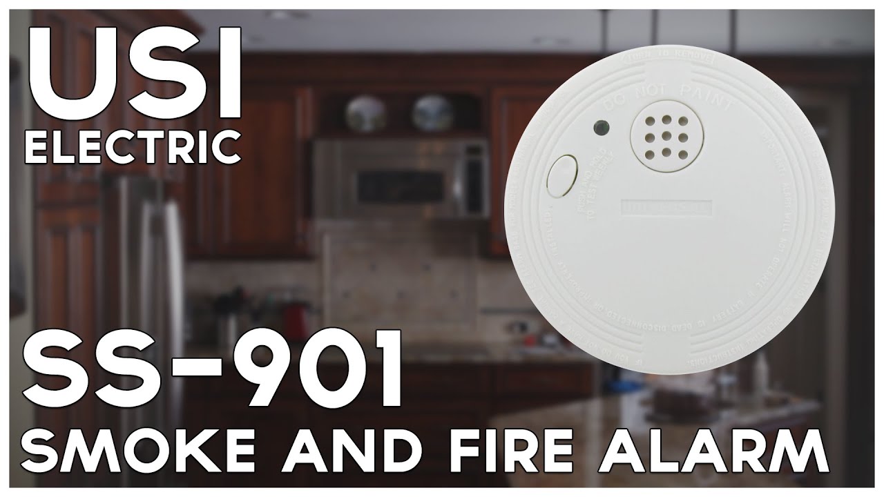 Battery Operated Photoelectric Smoke and Fire Alarm (SS-901) - YouTube