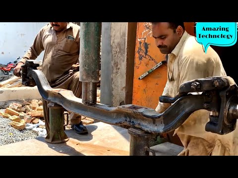 Front Axle BEND Removal OF A Truck| Repairing Front Axle|| - YouTube