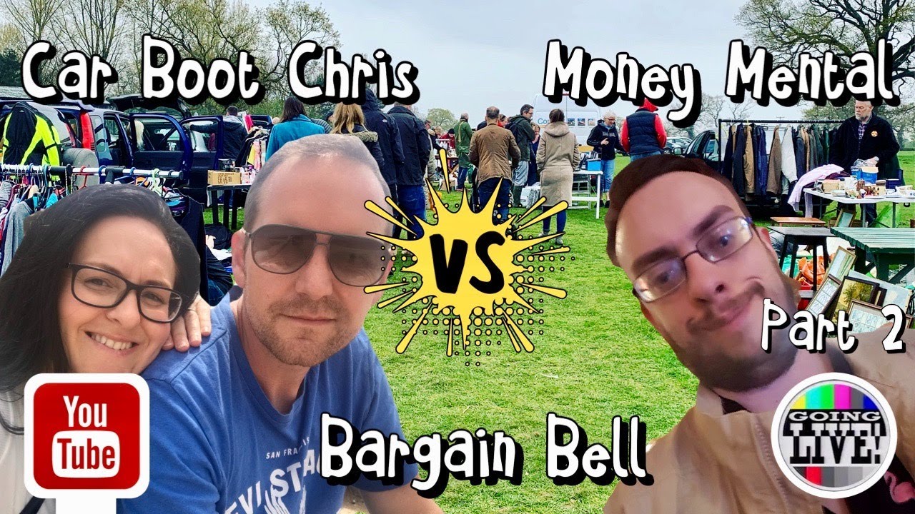 Going LIVE! Reseller Ramblings - £50 Car Boot Challenge With Money ...